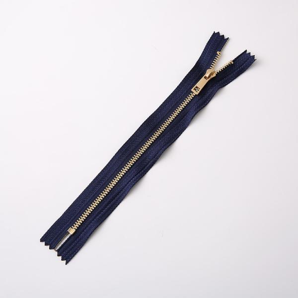 Quality 3# Black Open End Metal Zippers With Precision Molded Metal Teeth for sale