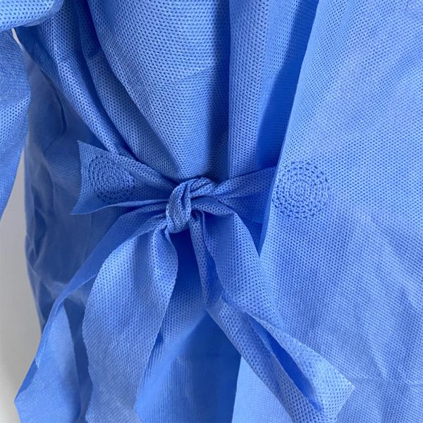 Quality OEM Disposable Isolation Gown With Back Tie for sale