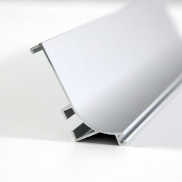 Quality Silver Cabinet Edge Aluminium Kitchen Handles for sale