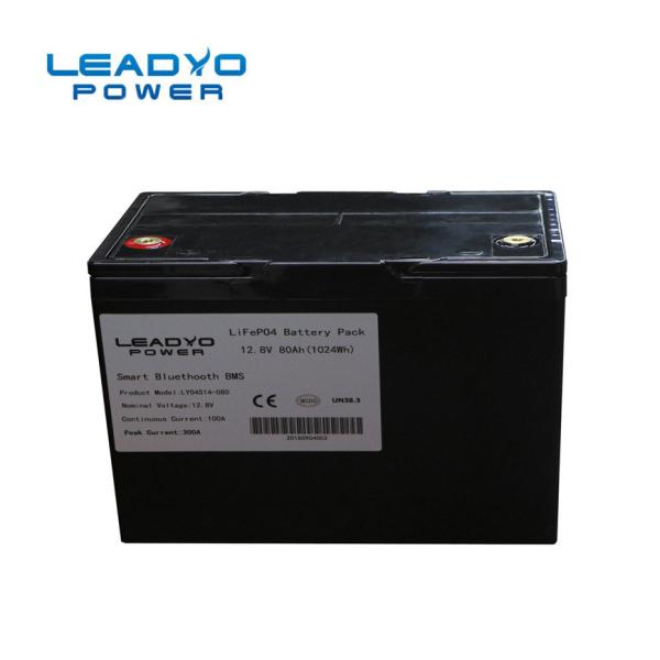 Quality Deep Cycle Marine Lifepo4 Batteries 12V 80Ah Marine Boat Batteries for sale