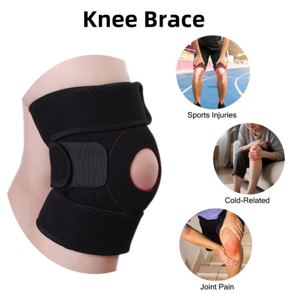 Quality Adjustable Open Patella Knee Brace for sale