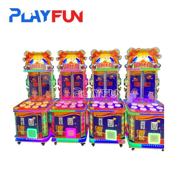 Quality PlayFun Kids Coin Operated Redemption Arcade Game Small Hammer Hitting Beating for sale