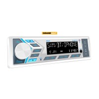 Quality 300W Single Din Marine Stereo Audio Boat Yatch Receiver CD SD USB Aux AF FM MP3 for sale