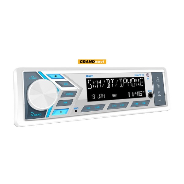 Quality 300W Single Din Marine Stereo Audio Boat Yatch Receiver CD SD USB Aux AF FM MP3 Player Stereo Output Mode for sale