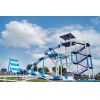 china Large Capacity Boomerang Pool Slide Water Park Water Slide For 2-3 People