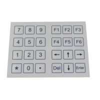 Quality 24 Keys Dust Proof Industrial Membrane Keypad With Dot Matrix for sale