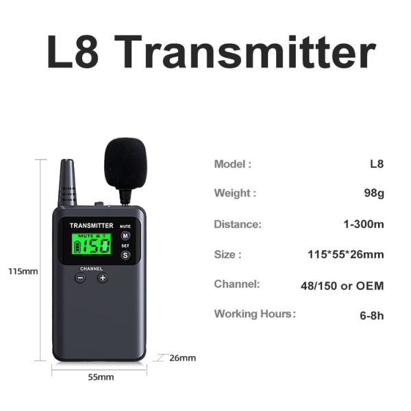 Quality Low-latency Wireless tour guide system for sale