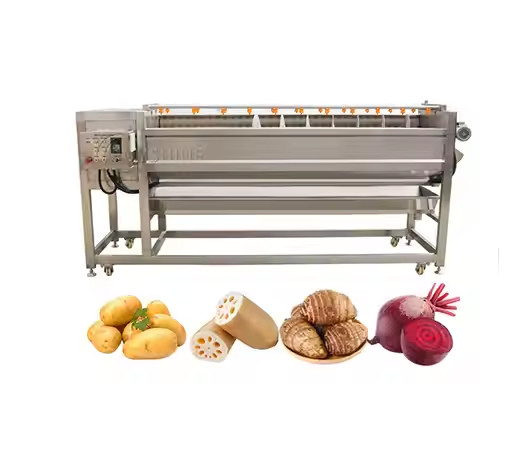 Quality Fully Automatic Spiral Roller Washing And Peeling Machine for sale