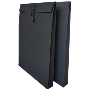 Quality A4 A5 Kraft Paper Gift Card Envelopes Black White Brown 5x7 for sale
