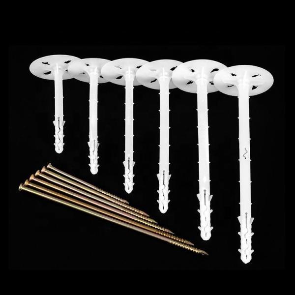 Quality 8mm Shank Diameter Plastic Nylon Wall Plug Anchor Drywall Dowel Board Insulation for sale