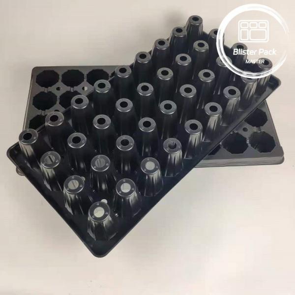 Quality 185g 36 Cell Round Honeycomb Succulent Seedling Tray Durable PE for Flower for sale