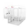 china Dust Free , High Precision Class 100000 Cleanroom for Laboratory Use GCC