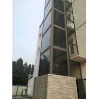 Quality 0.63m/s 320KG Shaftless Home Elevator 4 Persons Residential Glass Elevator for sale