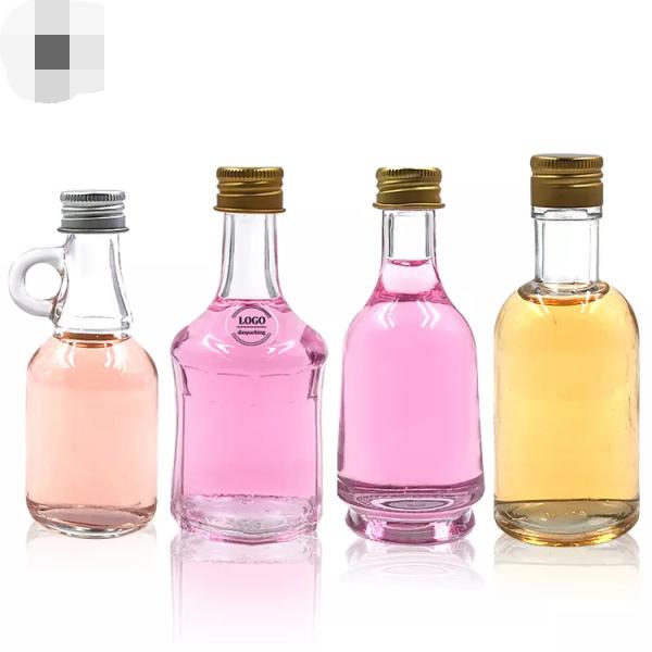 Quality Body Material Glass 30ml 40ml 50ml 100ml Mini Bottle for Beverage Juice Wine for sale