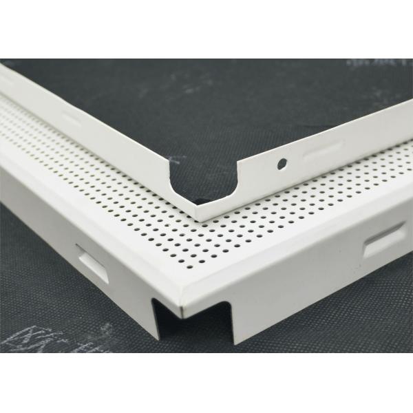Quality Fireproof Colored Perforated Aluminum Ceiling Panels , Commercial Drop Ceiling for sale
