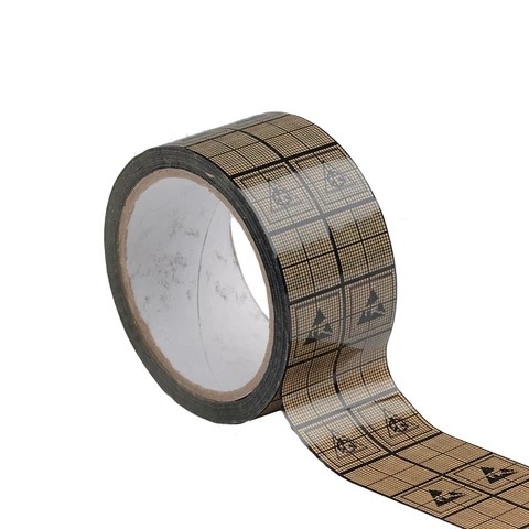 Quality OPP 2.5Mil 2mm Width Electronic Packing Conductive Grid Tape for sale