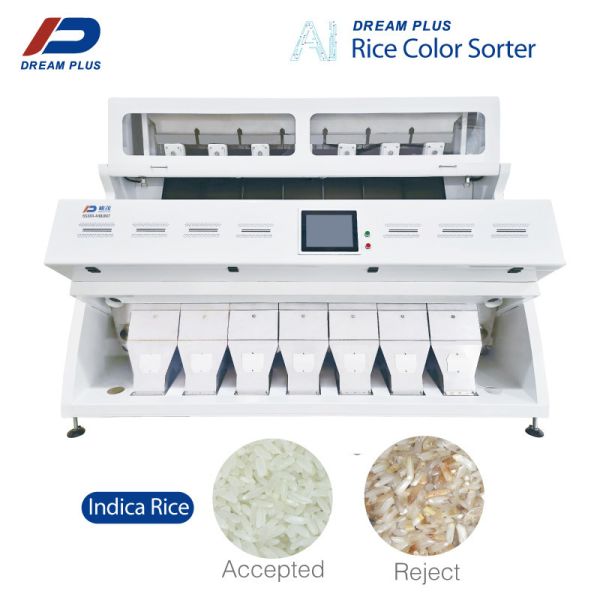 Quality Dreamplus Rice Color Sorter High Accuracy 99.99% Sorting Machine for sale