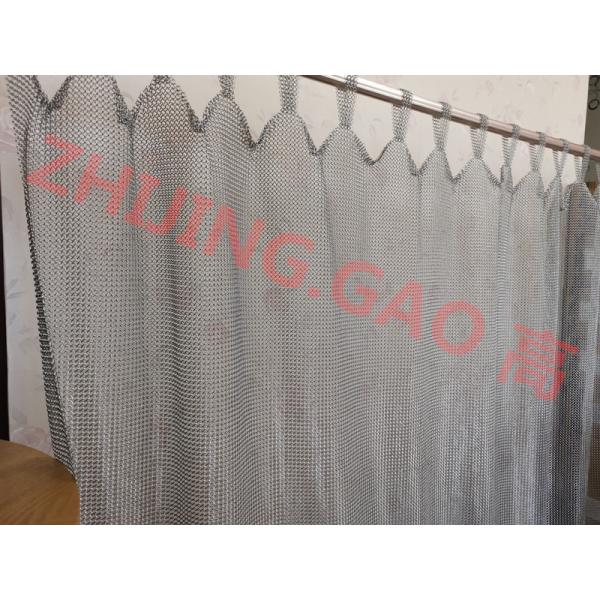 Quality Height 4.5m Width 25m Electric Drive Unit Special Ring Mesh Closure In Stainless Steel for sale