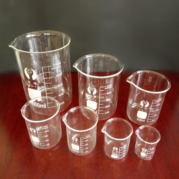 Quality Low Form Borosilicate Glass Beaker For Laboratory 250ml 400ml 500 Ml 600 Ml for sale