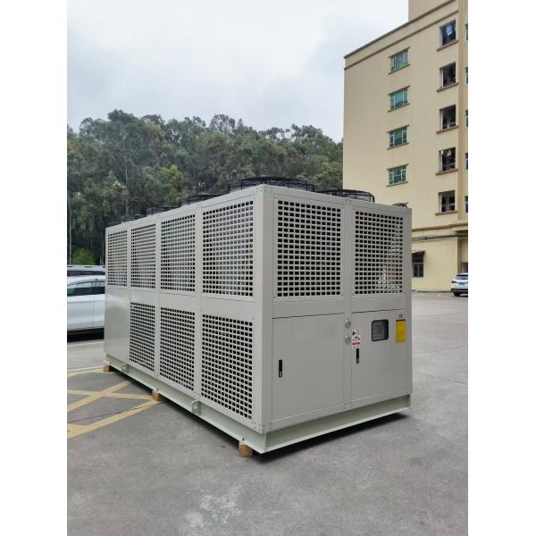 Quality 80HP Air Cooled Screw Type Chiller cooling solution suitable for large scale for sale