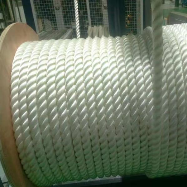 Quality 38mm/40mm/50mm/60mm Polyester/Nylon/PP Twisted Rope,3 Strand Poly Cord for sale