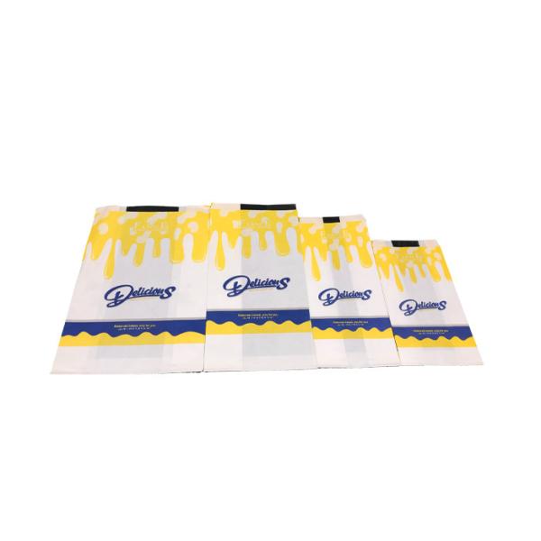 Quality Premium Greaseproof Bakery Packaging Bags / Dry Food Packaging Bags for sale