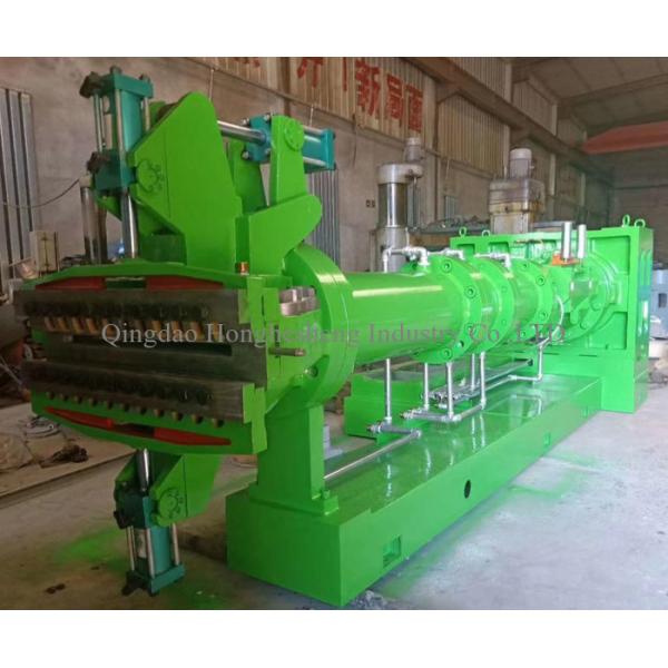 Quality Cold Feed Vacuum Rubber Extruding Machine Single Compound Microwave Vulcanizatio for sale