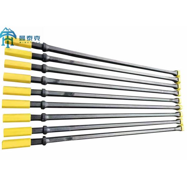 Quality H22x108mm Integral Drill Rod Steel With Chisel Bit Small Hole Drilling for sale