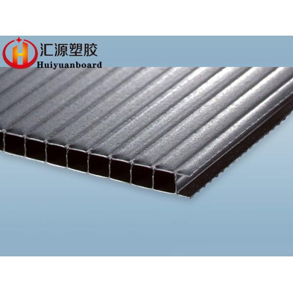 Quality Corrosion Resistant Black ESD Corrugated Plastic Sheet 5mm Thickness for sale