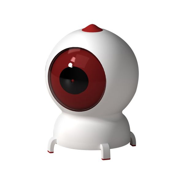 Quality Smart Interactive Eco-Friendly Electric Teaser Cats Laser Toy Cute ABS Material Model Du-TC02 Mobile Phone APP Remote Control for sale