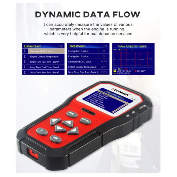 Quality Konnwei KW860 Car Obd2 Scanner Code Reader with DTC explaination for sale
