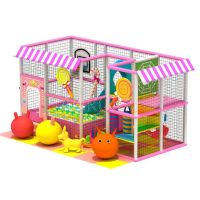 Quality Factory Maze Kids Pink Indoor Playground Equipment Commercial Candy Theme for sale