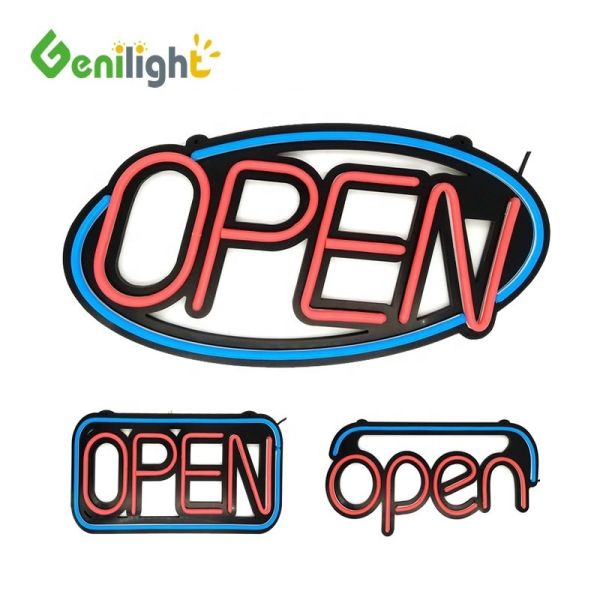 Quality LED Open Decorative Neon Sign Flashing and Touch Screen Type for Commercial for sale