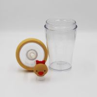 Quality Plastic Tritan Straw Drinking Shaker Water Bottle Children School Use for sale
