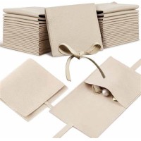 Quality Custom Debossed Cosmetic And Jewelry Travel Bag Pouches Microfiber Suede for sale