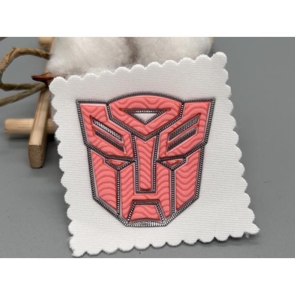 Quality Personalized Embossed Cloth Patches Uniform Custom Shape Design for sale