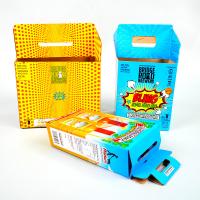 Quality Portable Corrugated Paper Packaging 6 Bottle Beer Box With Custom Printing And for sale