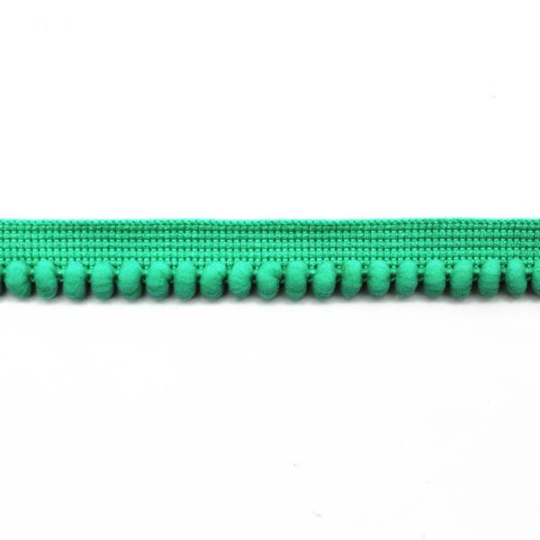 Quality GM05 Eco Friendly Green 10mm Pom Pom Fringe for sale