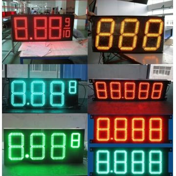Quality 6500mcd RS232 Led Gas Price Display Columns Epistar for sale