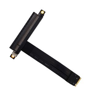 Quality M.2 NGFF NVMe to PCIe 3.0 X16 Extension Cable with 180 Degree Slot and 20cm for sale