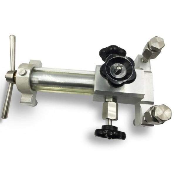 Quality Manual Hydraulic Pressure Calibrator Pump 100Mpa M20*1.5 for sale