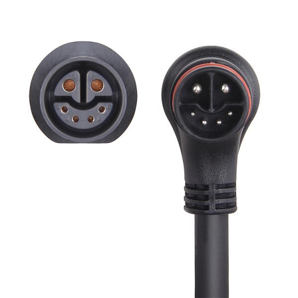 Quality Heng-well 2+4 Pins Connector For Electric E-bike  New Energy Battery E-bike Waterproof Connector for sale