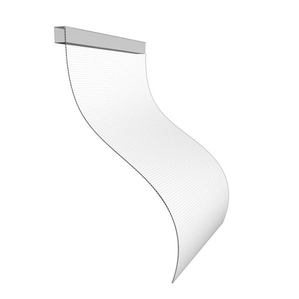 Quality DC5V P8 Flexible Transparent LED Screen For Window And Glass for sale