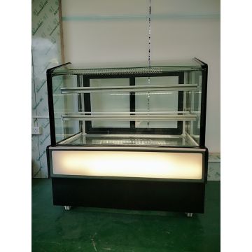 Quality Danfoss Compressor Customized Style Cake Display Freezer Dessert Showcase for sale