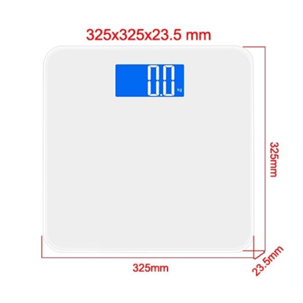 Quality Impact Resistant Extra Large Glass Platform Digital Bathroom Scale for sale
