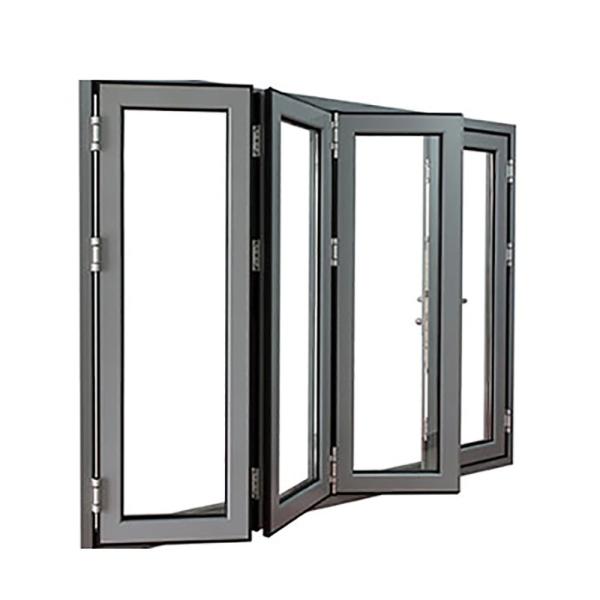 Quality Outward Aluminum Bi Fold Windows With Heat Insulation Coefficient K Value ≤2.1 for sale