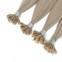 Quality Human Hair Italian Keratin Pre Bonded Remy Double Drawn U Tip Hair Extension UT for sale
