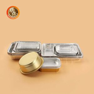 Quality Aluminum Foil Lunch Disposable Bakery Takeaway Food Aluminum Foil Lunch Boxes for sale