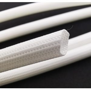 Quality Alkali Free Heat Resistant Wire Sleeve High Temperature Fiberglass Sleeve for sale