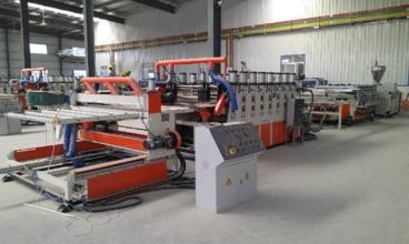 Quality WPC Foam Board Machine With Emboss Machine And Sanding Machine for sale